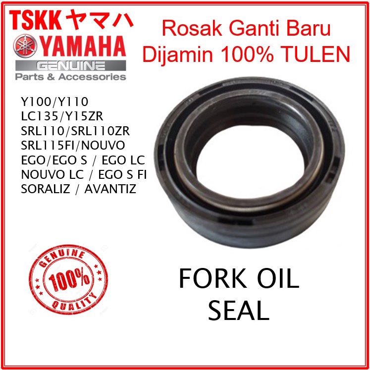 YAMAHA Original Fork Oil Seal Y100 Y110 LC135 Y15ZR SRL110 SRL115 FI EGO S NOUVO LC SOLARIZ ...