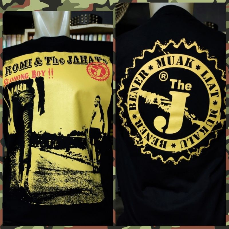 Music T Shirt Band Punk Romi The Jahats Slonong Boy Shopee Malaysia