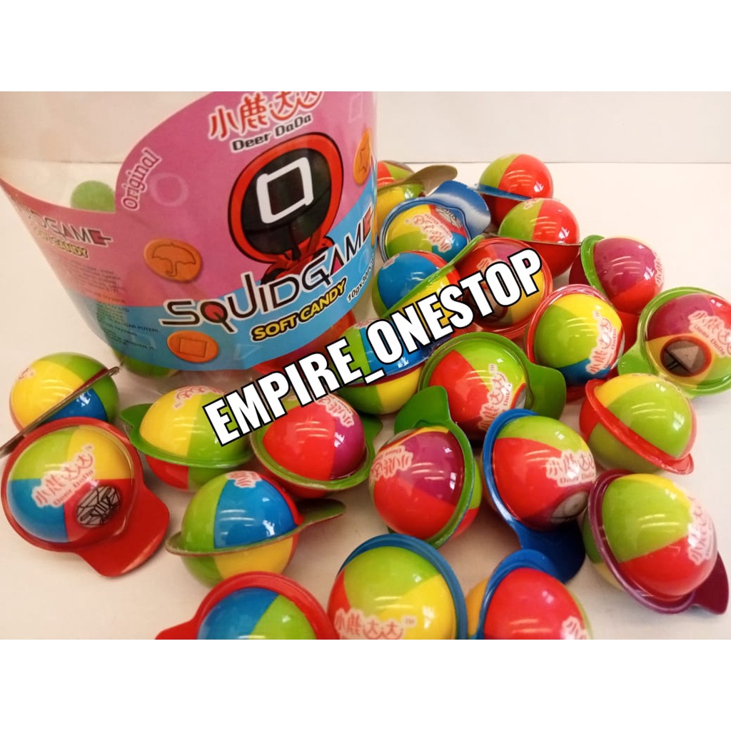 (HALAL) SQUID GAME SOFT CANDY | 1 PCS | SOFT CANDY | DEER DADA | JAJAN ...