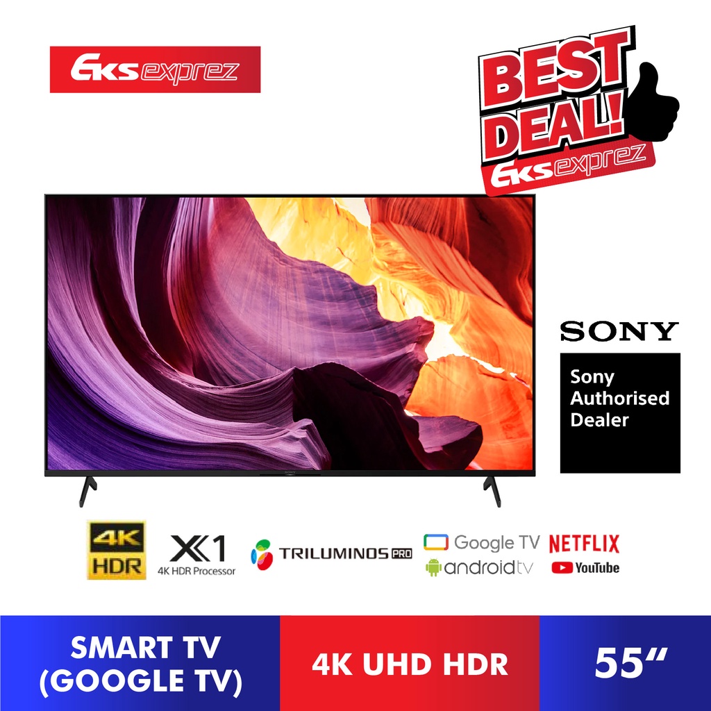 [READY STOCK] Sony X80K (55") KD-55X80K 4K Ultra HD HDR Smart Android ...