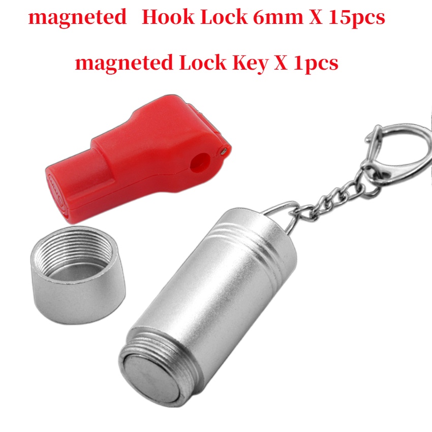 [ READY STOCK ] ANTI-THEFT SECURITY STOP LOCK (6MM)15pcs Security ...