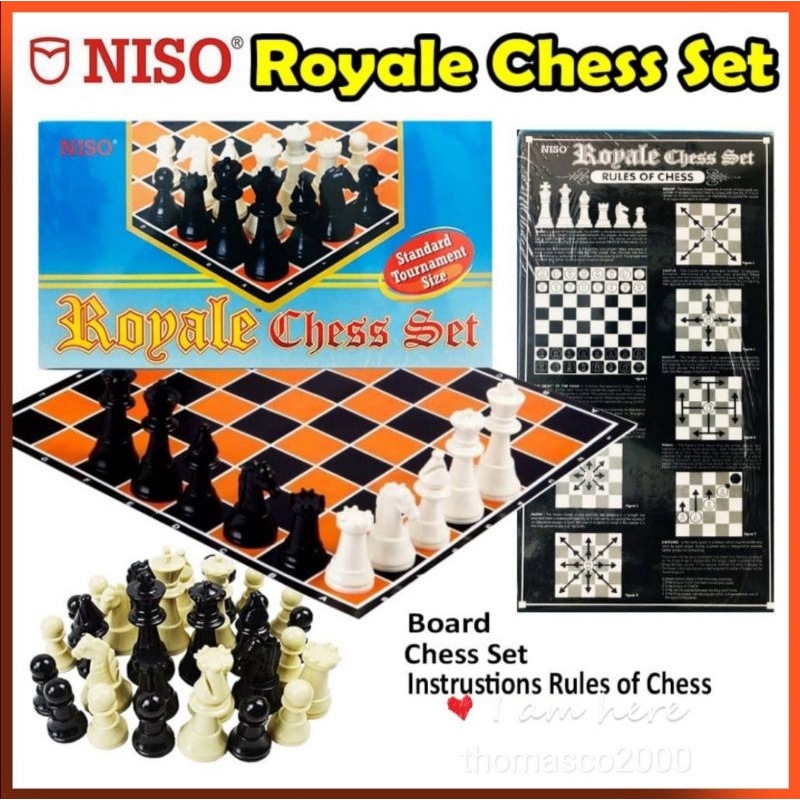 Niso Royale Chess Set Cs88 / Catur Chess Royal / 西洋棋 | Shopee Malaysia