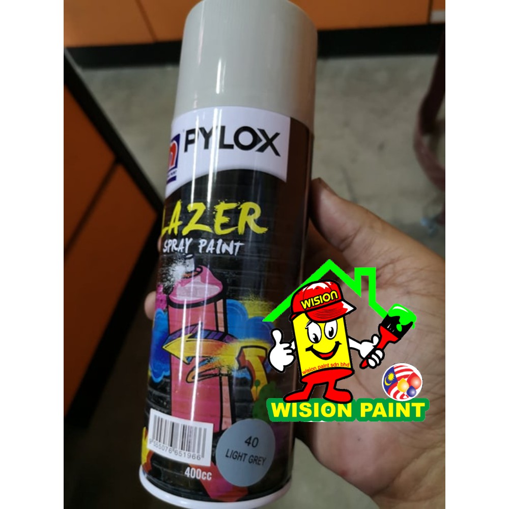 SALE 2024 ) READY STOCK Nippon PYLOX LAZER Spray Paint Solid Colours ...