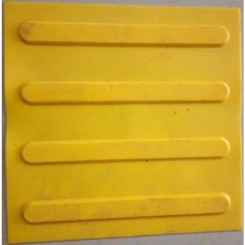 Blind Road Sidewalk - Rubber Tile Bricks Tactile Paving Guiding Strips ...