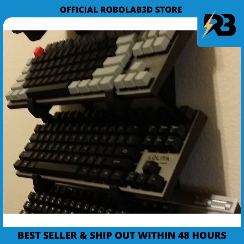 Mechanical Keyboard Wall Mount Display/Organizer | Shopee Malaysia