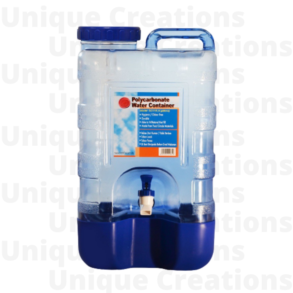 BPA Free Reusable Water Container 4 Gallons (15 liters ), (Options Of ...