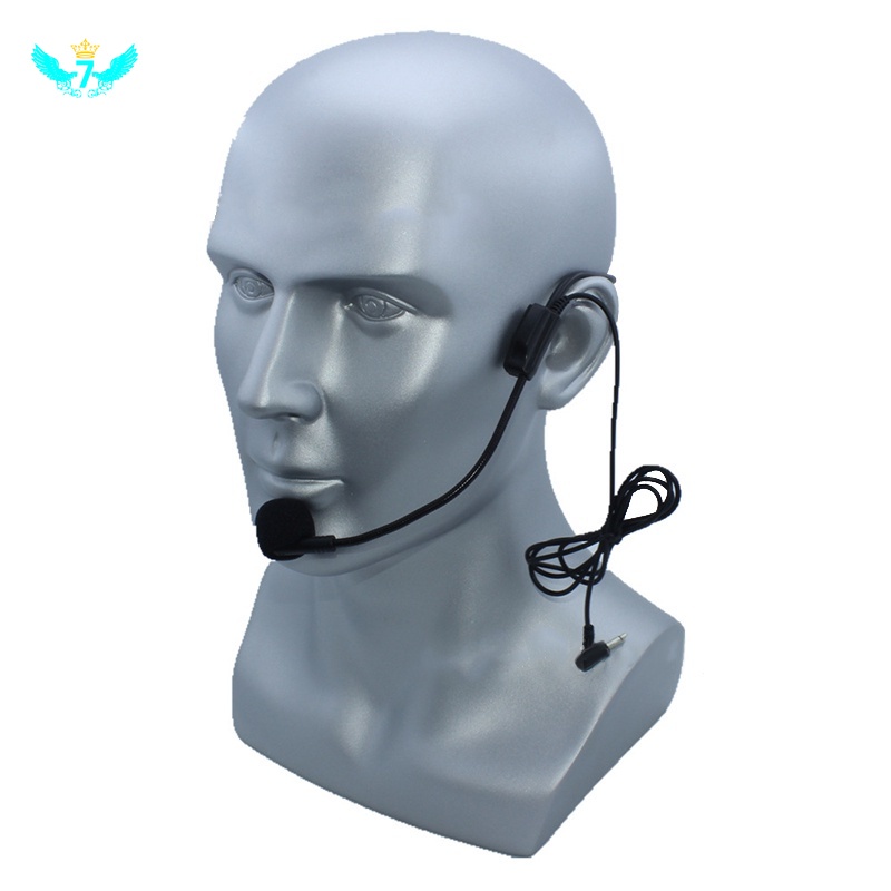 Plug Wired Headset Headworn Condenser Headband Mic Mike For Loudspeaker ...