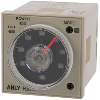 ANLY H3C-R 1.2S~300HR AC/DC 24~240V Multi-function Analog Timer ...