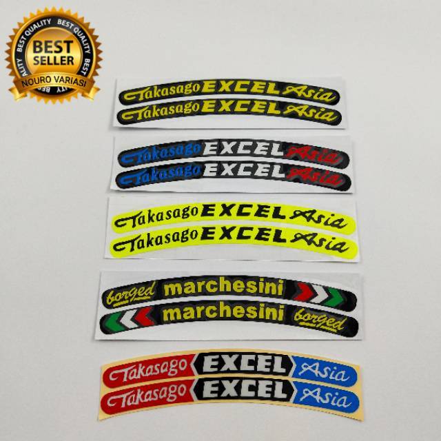 Sticker sticker cutting LIST RELG sticker EXCEL VELG TAKASAGO EXEL ASIA ...