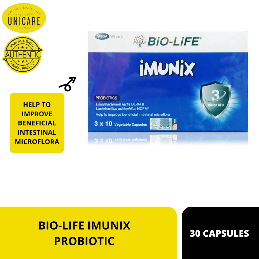 BIO-LIFE IMUNIX PROBIOTIC (30 CAPSULES) | Shopee Malaysia