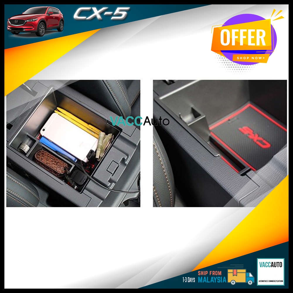 Mazda CX5 CX-5 (2nd Gen) 2017-2024 Center Console Compartment Coin Box ...