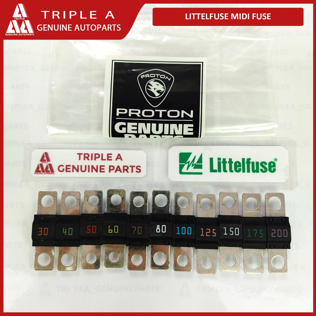 Littelfuse MIDI Fuse Proton Preve Suprima Iriz Saga Persona Vios Main ...