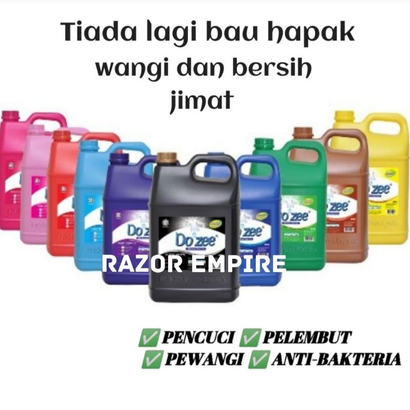 HALAL PRODUCT Dozee Liquid Detergent 4 in 1 (10kg) | Shopee Malaysia