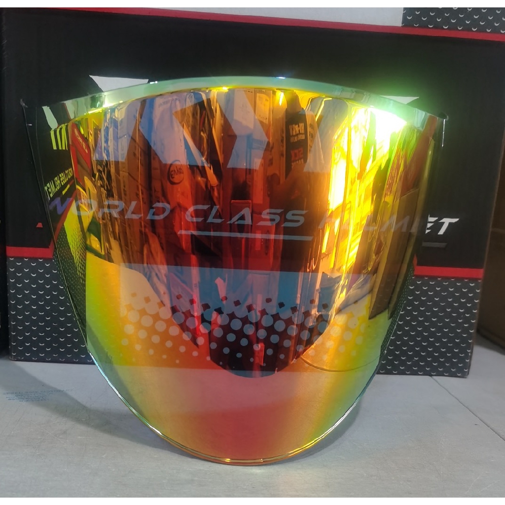 CS2 VISOR FOR VENOM HELLCAT CRYSTAL GOLD/ BLUE /SMOKE (SIANG MALAM ...