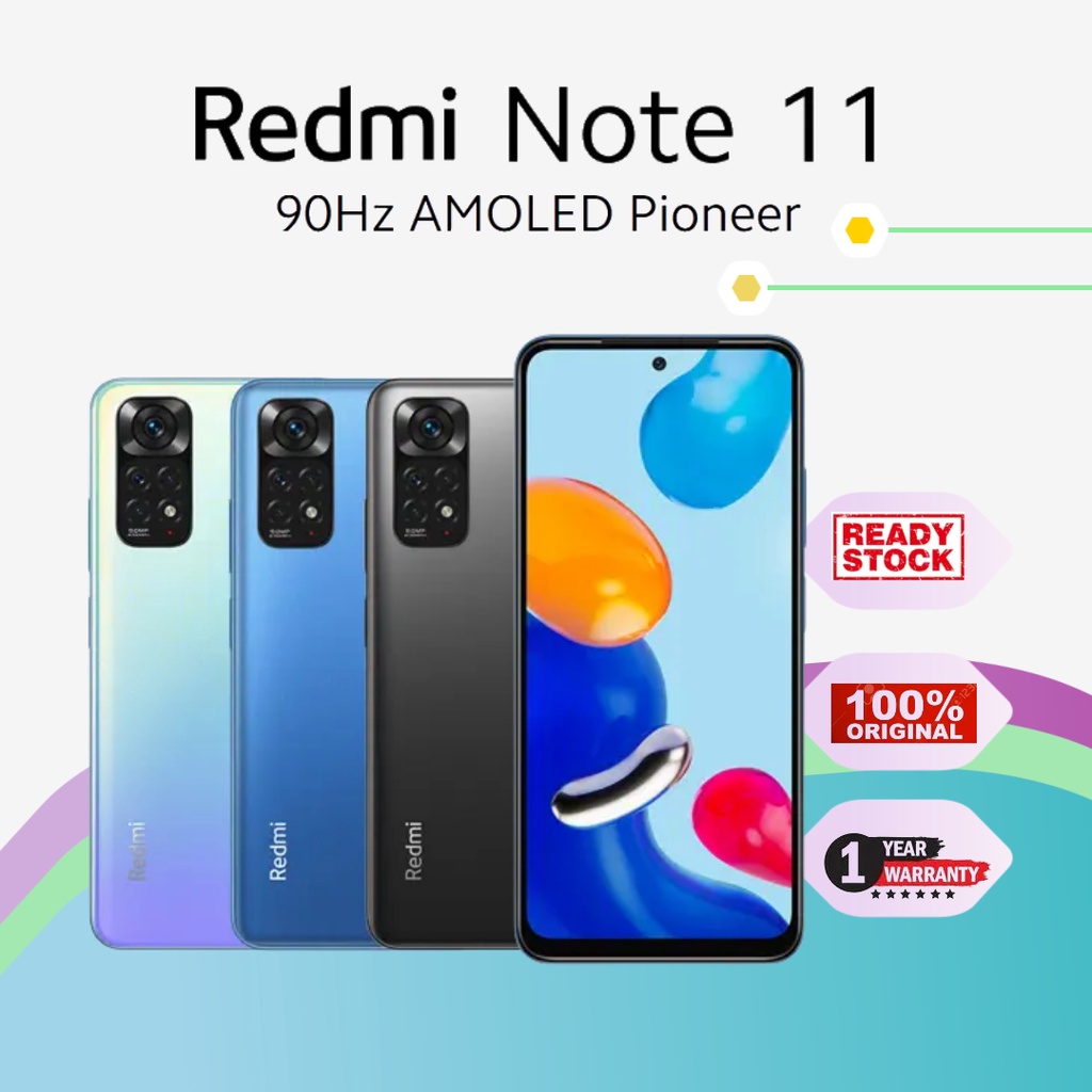 REDMI NOTE 11 6GB+128GB | XIAOMI MALAYSIA WARRANTY | Shopee Malaysia