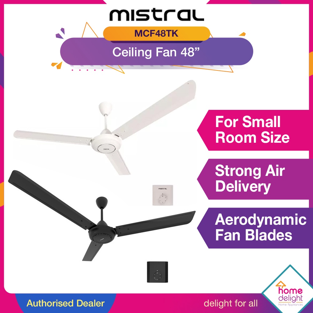 MIstral Ceiling Fan 48 Inch [ MCF48TK ] | Shopee Malaysia