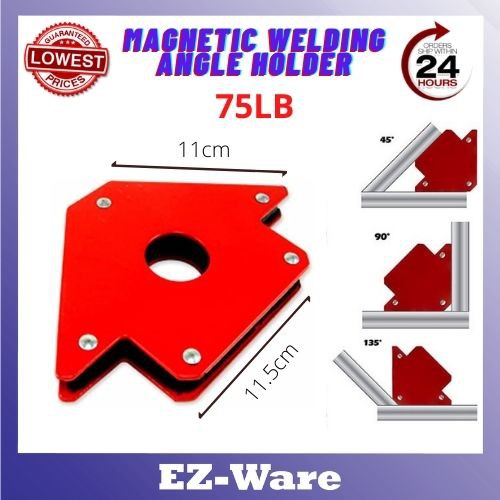 5" 75LB Magnetic Welding Angle Holder Corner Arrow Support Holder ...