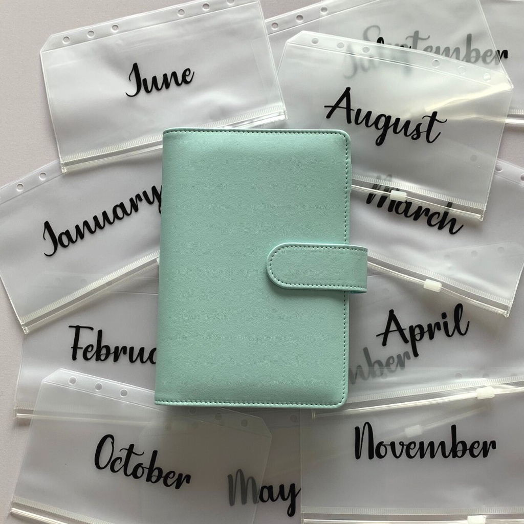 A6 Cash Planner Money Planner Buku Planner Budget Planner Ziplock Murah ...