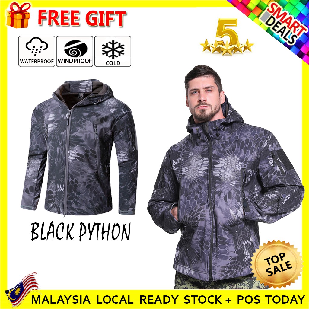 Jaket Motor Waterproof Sharkskin Jacket Men Motor Jacket Waterproof ...