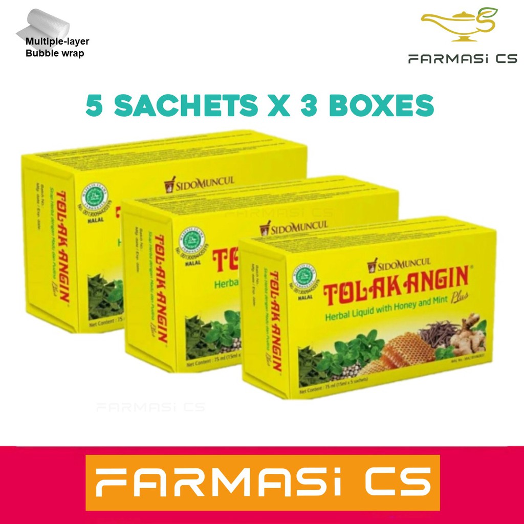 Sido Muncul Tolak Angin Herbal Liquid with Honey and Mint Plus 5 ...