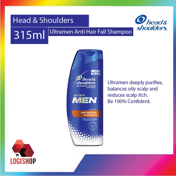 Head & Shoulders Ultramen Anti Hair Fall Shampoo 315ml | Shopee Malaysia