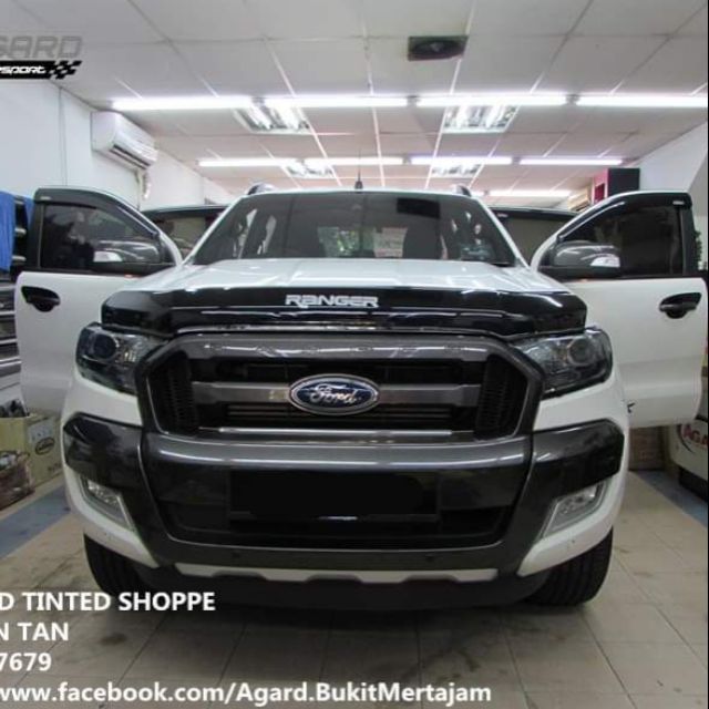 FORD RANGER BONNET GUARD PROTECTOR BUG GUARD STONE GUARD | Shopee Malaysia