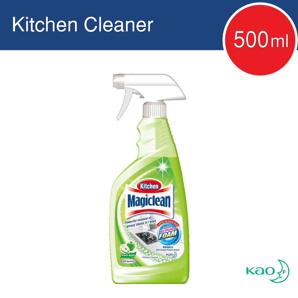Kao Magiclean Kitchen Cleaner - Green Apple (500ml) | Shopee Malaysia