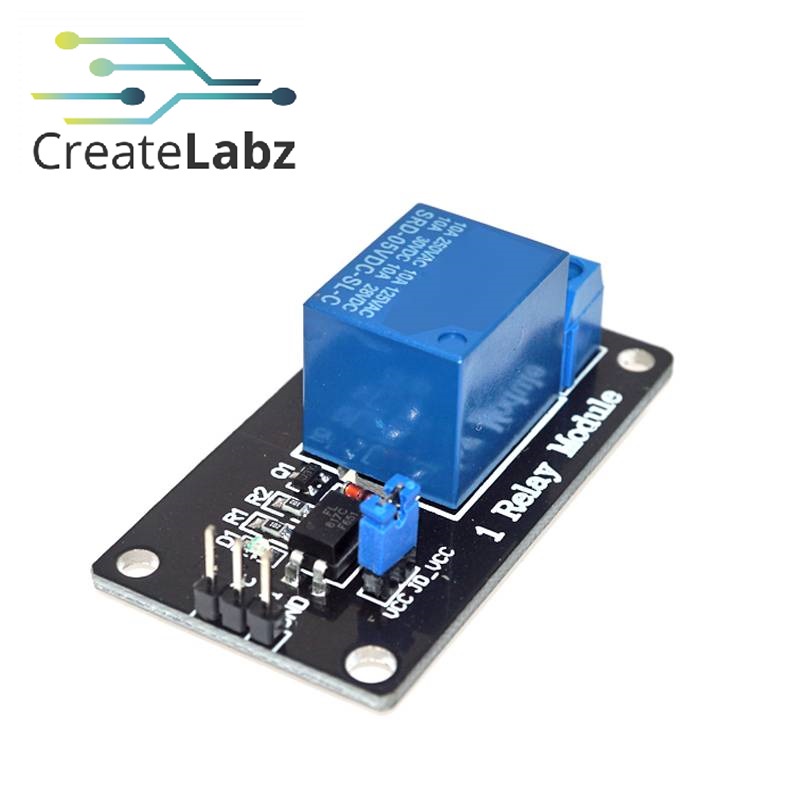 Relay Module 1-channel relay, 5V/10A (with Optocoupler / without ...
