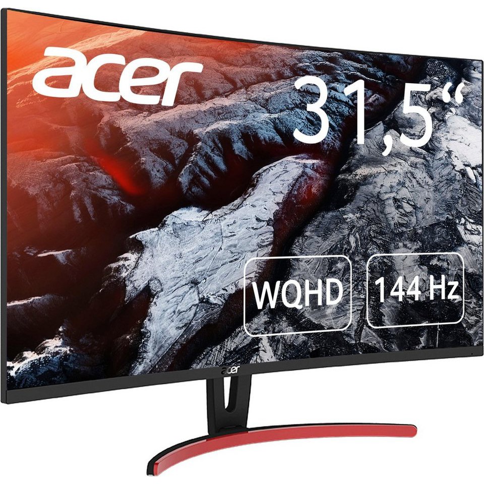 ACER ED323QUR 31.5" WQHD 2560x1440 144MHZ CURVED VA GAMING MONITOR ...