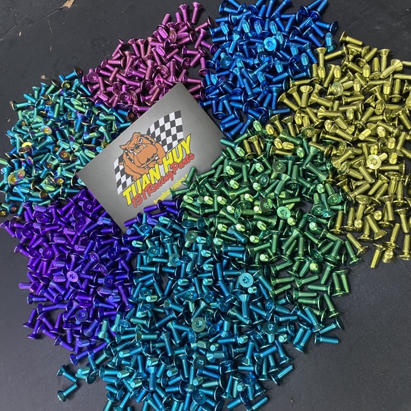 Gr5 4li12 titanium screw with negative head for all cars exciter winner ...