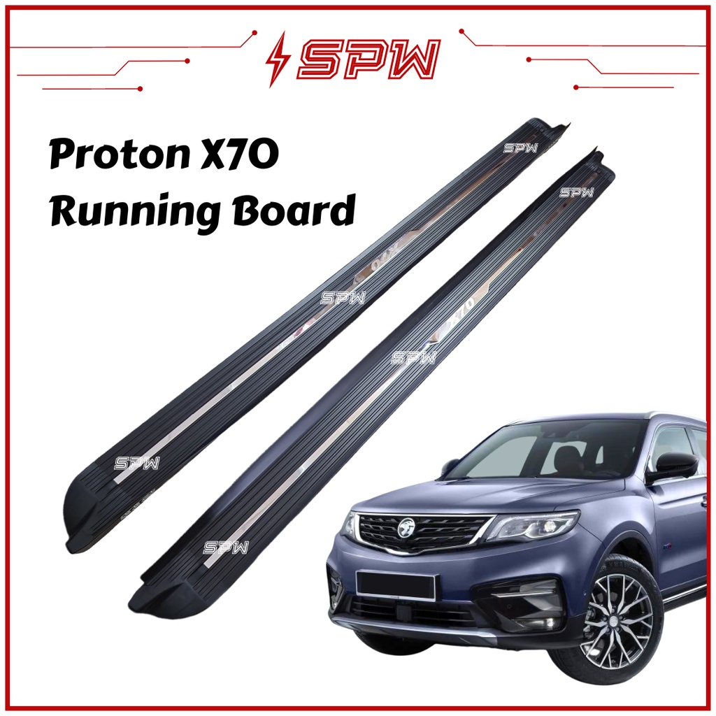 Proton X70 Running Board Side Step King Kong Style Nerf Bar Pedals 2019 ...
