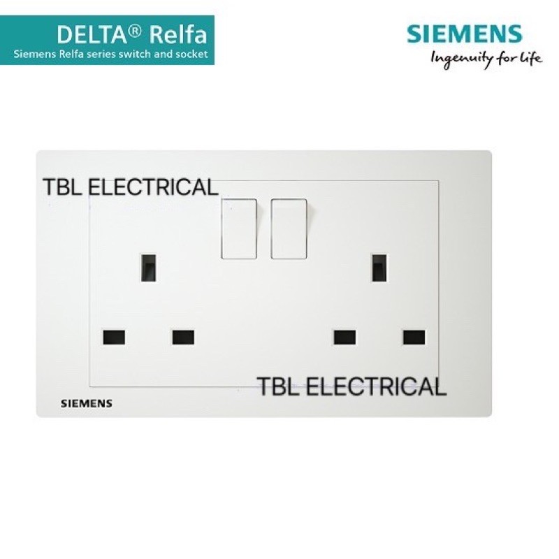 🔥SIRIM🔥SIEMENS DELTA® Relfa SERIES SWITCHES & SOCKET OUTLET SIRIM ...