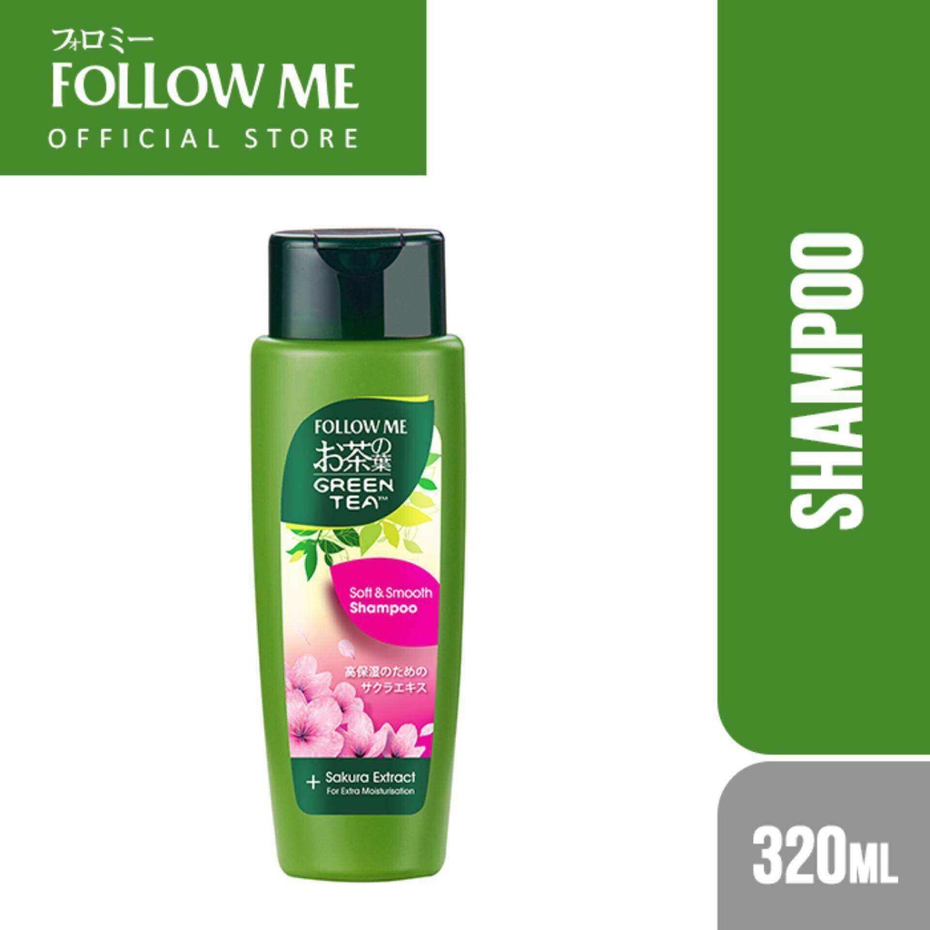Follow Me Green Tea Shampoo 320ml (6 IN 1, Anti-Hair Fall, Anti ...