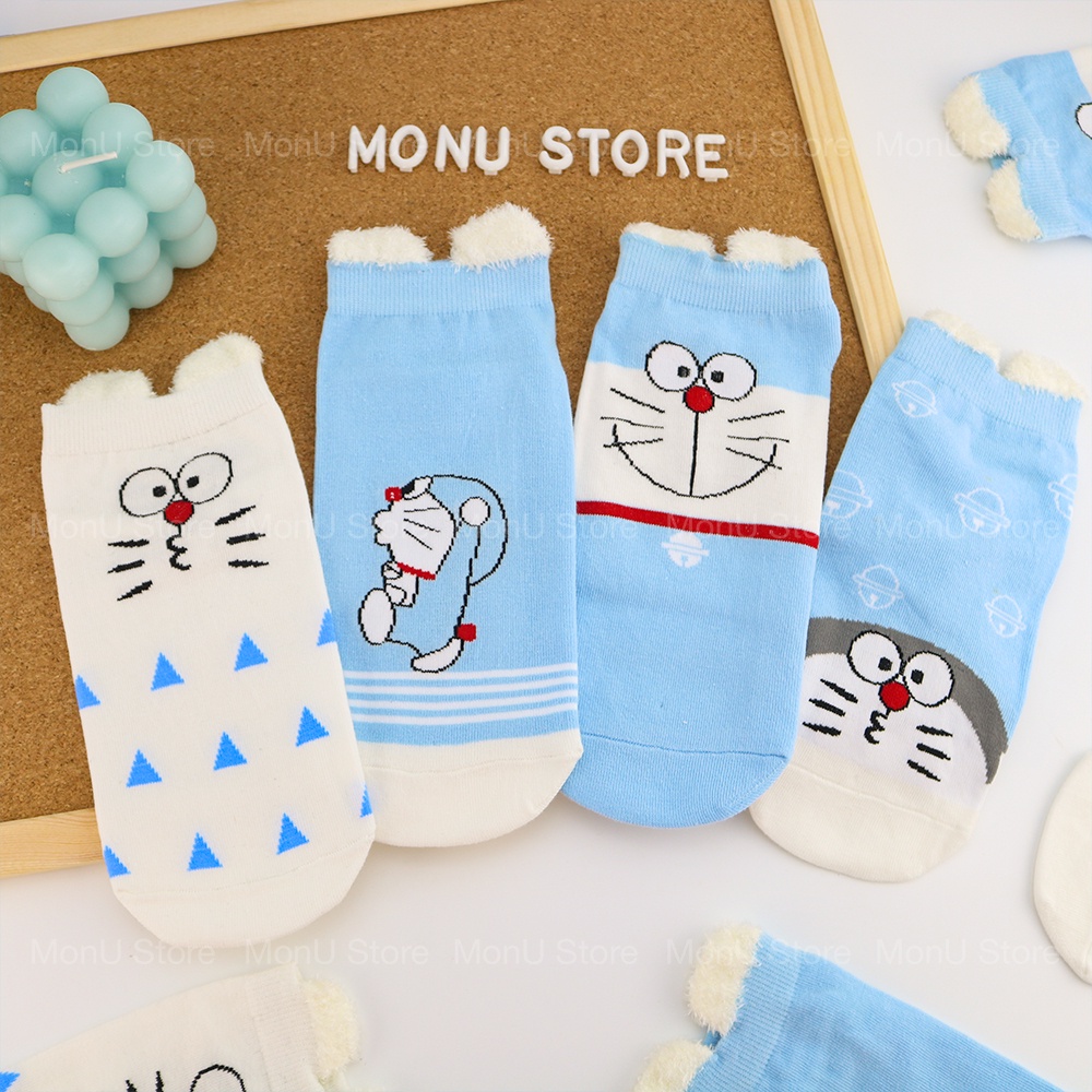 Low-neck Socks With cute DORAEMON DOREMON cute TooYoo BK00151 Ears ...
