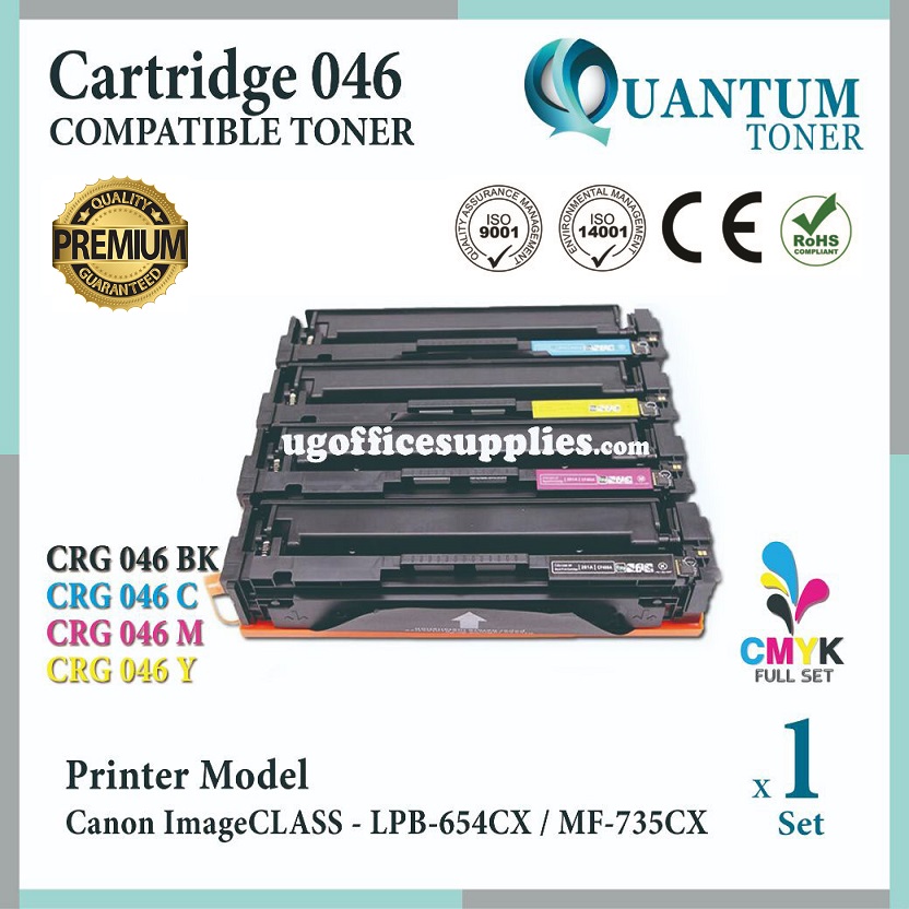 FULL SET Canon 046 CRG 046 Cart046 Cartridge 046H Compatible Toner ...