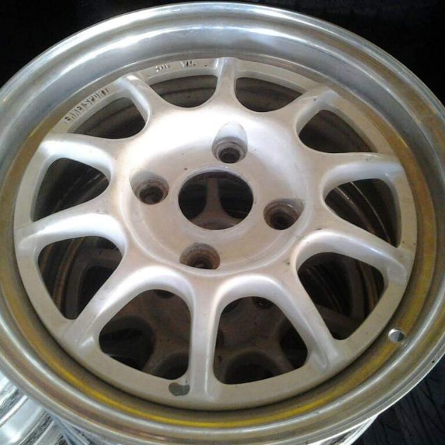 Enkei Sport 15”Japan Halfcut Condition Car Wheel Used Sport Rim Pcd 114 ...