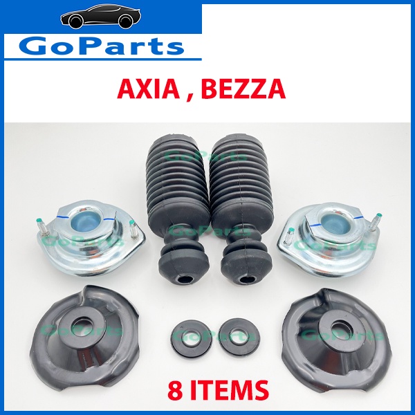 PERODUA BEZZA AXIA FRONT ABSORBER MOUNTING + BEARING + COVER + SPRING ...