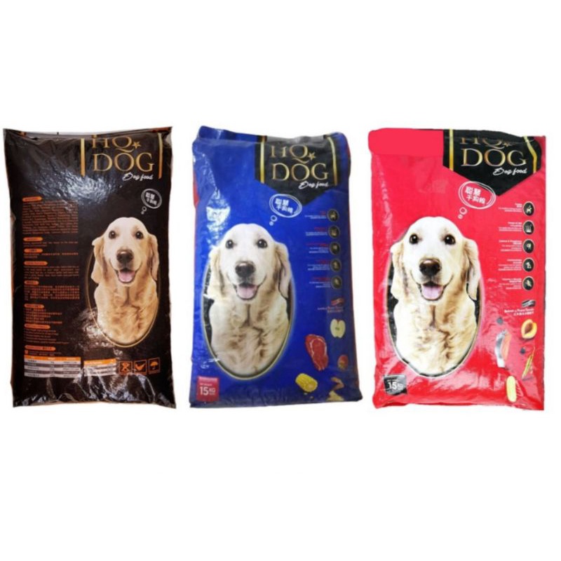 HQ Dog Dog Food 15 KG( Chicken and Fruits / Lamb and Fruits / Salmon ...