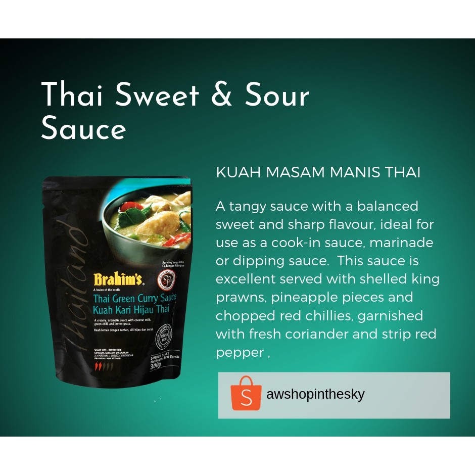 THAI SWEET SOUR SAUCE (Kuah Masam Manis Thai) | Shopee Malaysia