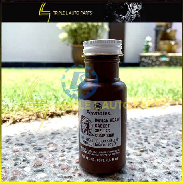 PERMATEX GASKET GUM SHELLAC INDIAN HEAD GASKET SHELLAC 59ML | Shopee ...