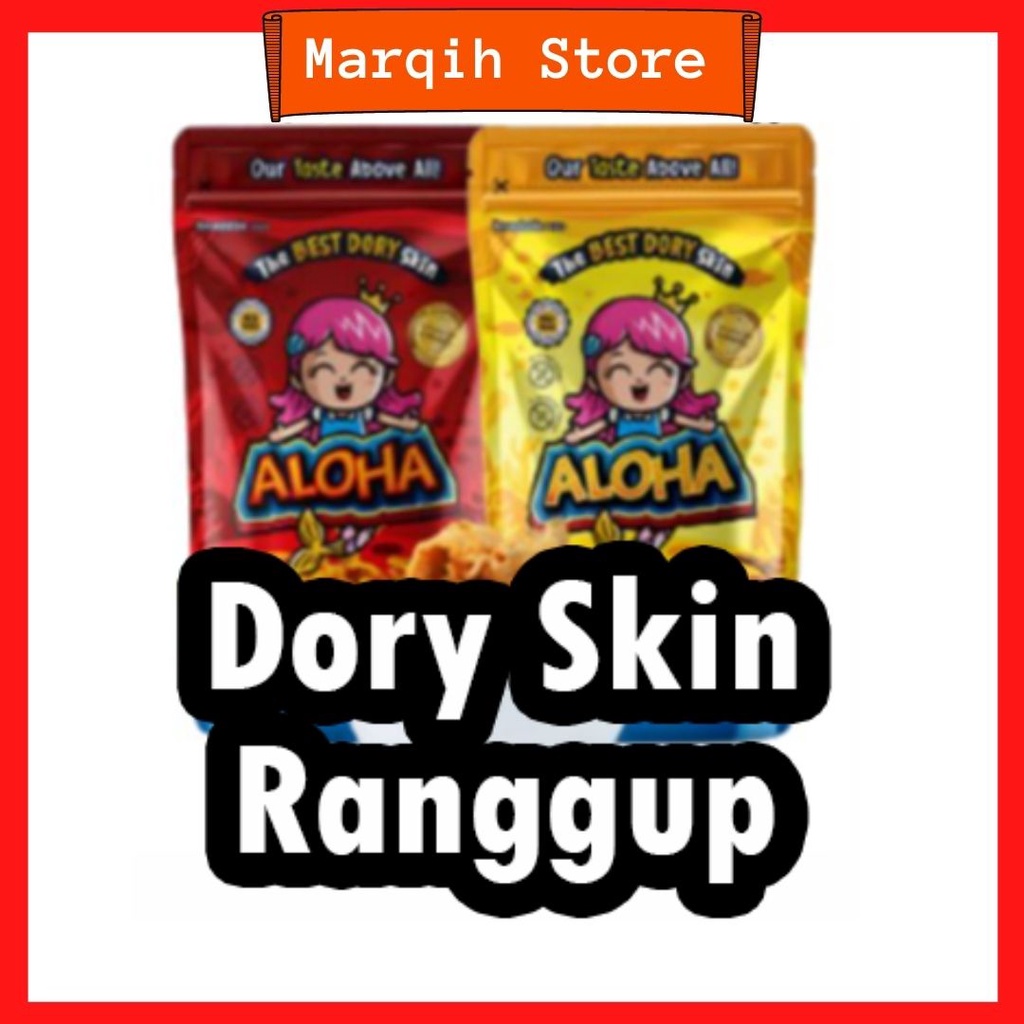 🔥Original ALOHA DORY SKIN Cheesy Salted Egg Korean Spicy Cheese Kulit ...