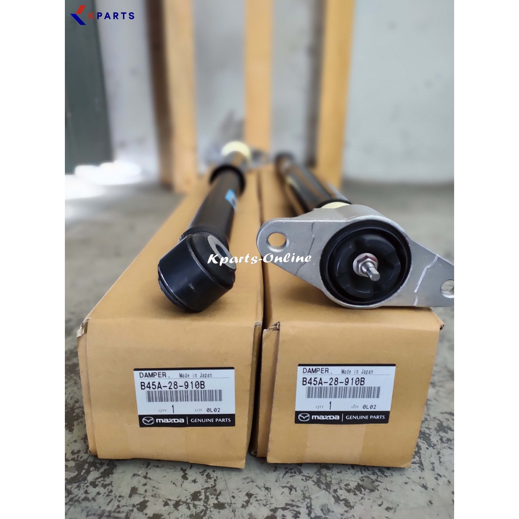 REAR ABSORBER SET W/ MOUNTING , DUST COVER & BUSH (GENUINE PARTS) MAZDA 3 BM 2015-2019 > B45A 28 ...