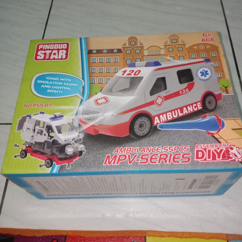 Creative Kids MVP Series DIY Ambulance Car Block Toys | Shopee Malaysia