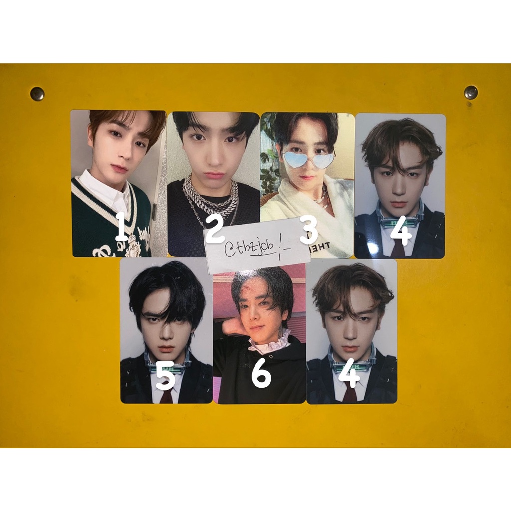 The boyz tbz younghoon hyunjae trading card tc sparkling id card ...