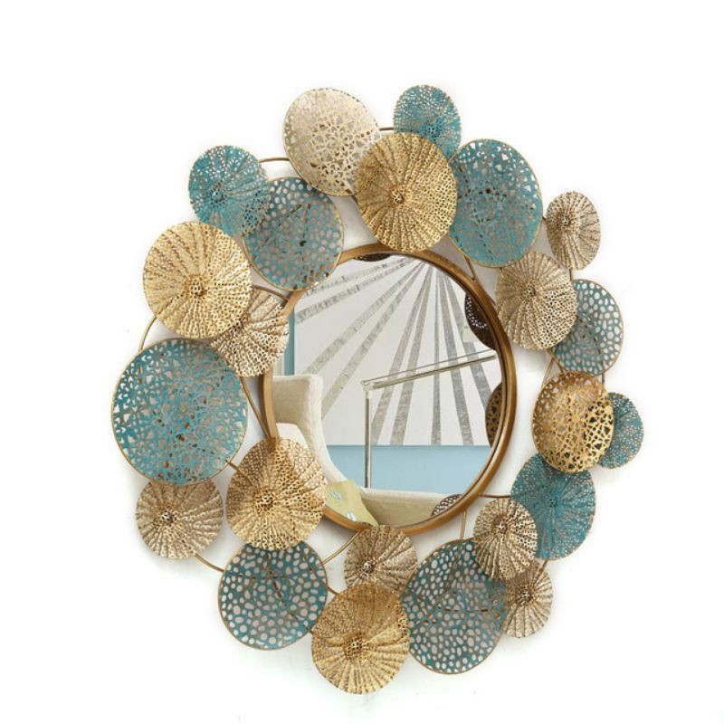 [READY STOCK] A0912 MODERN EUROPEAN MIRROR CERMIN WALL DECO 3D IRON ...