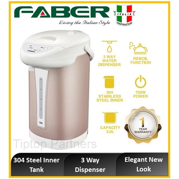 Faber Electric Thermo Pot (3L/4L/5L/6L) - FTP FLORA 330 / FANTASIA 404 / 505 / 606 | Shopee Malaysia