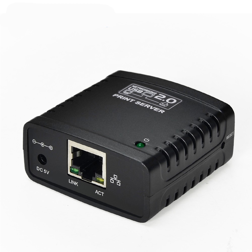 USB 2.0 Port LPR Printer Server MFT With 10/100Mbps Ethernet Port, LAN ...