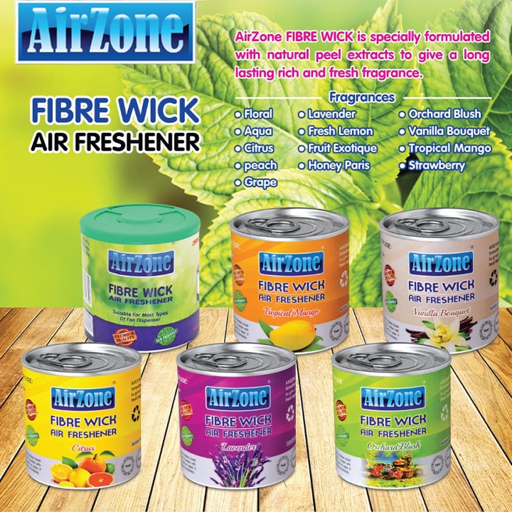 Airzone Fibre Wick Air Freshener 80gm Car, Bathroom, Living Room ...
