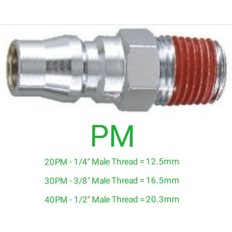 JAPAN THB Coupler 1/4" / 3/8" / 1/2" Quick Coupler Compressor Quick Coupler Air Hose Quick ...