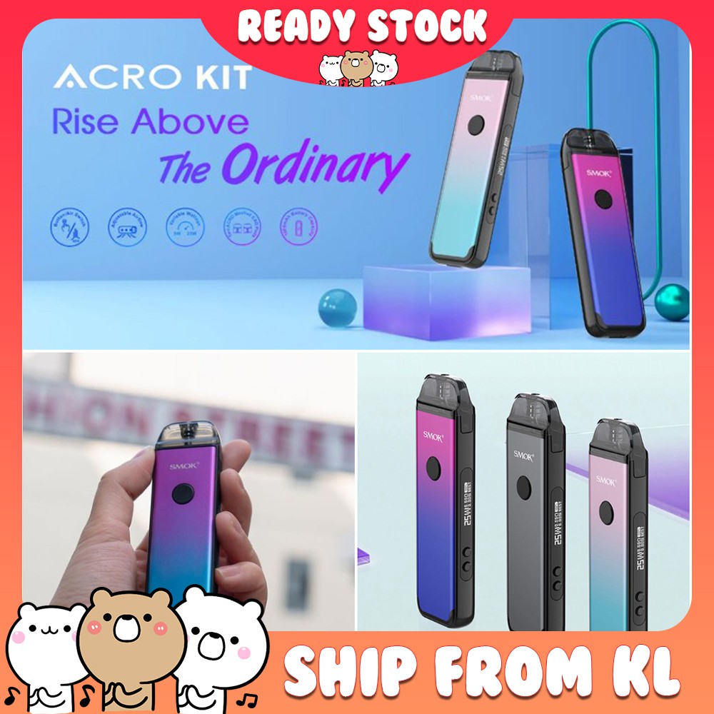 Original Smok Acro Pod Starter Kit 1000mAh | Shopee Malaysia